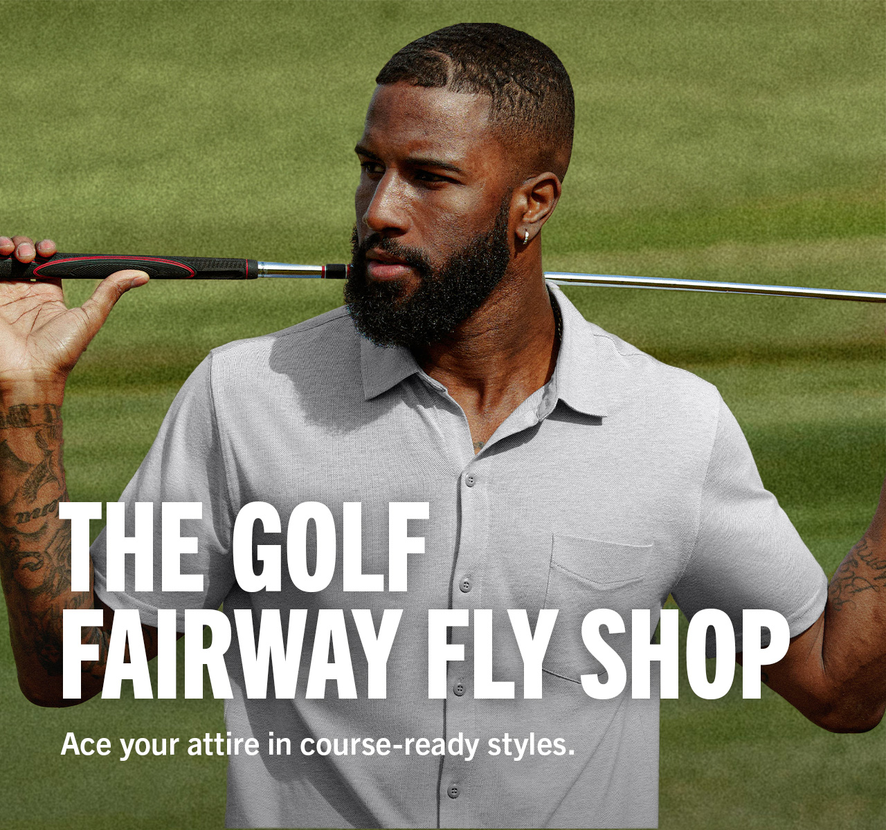 Men's Golf Shirts, Pants & Hats | Fabletics