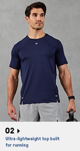 Mens Workout Shirts - Tops for Fitness, Gym & Sports | Fabletics Men